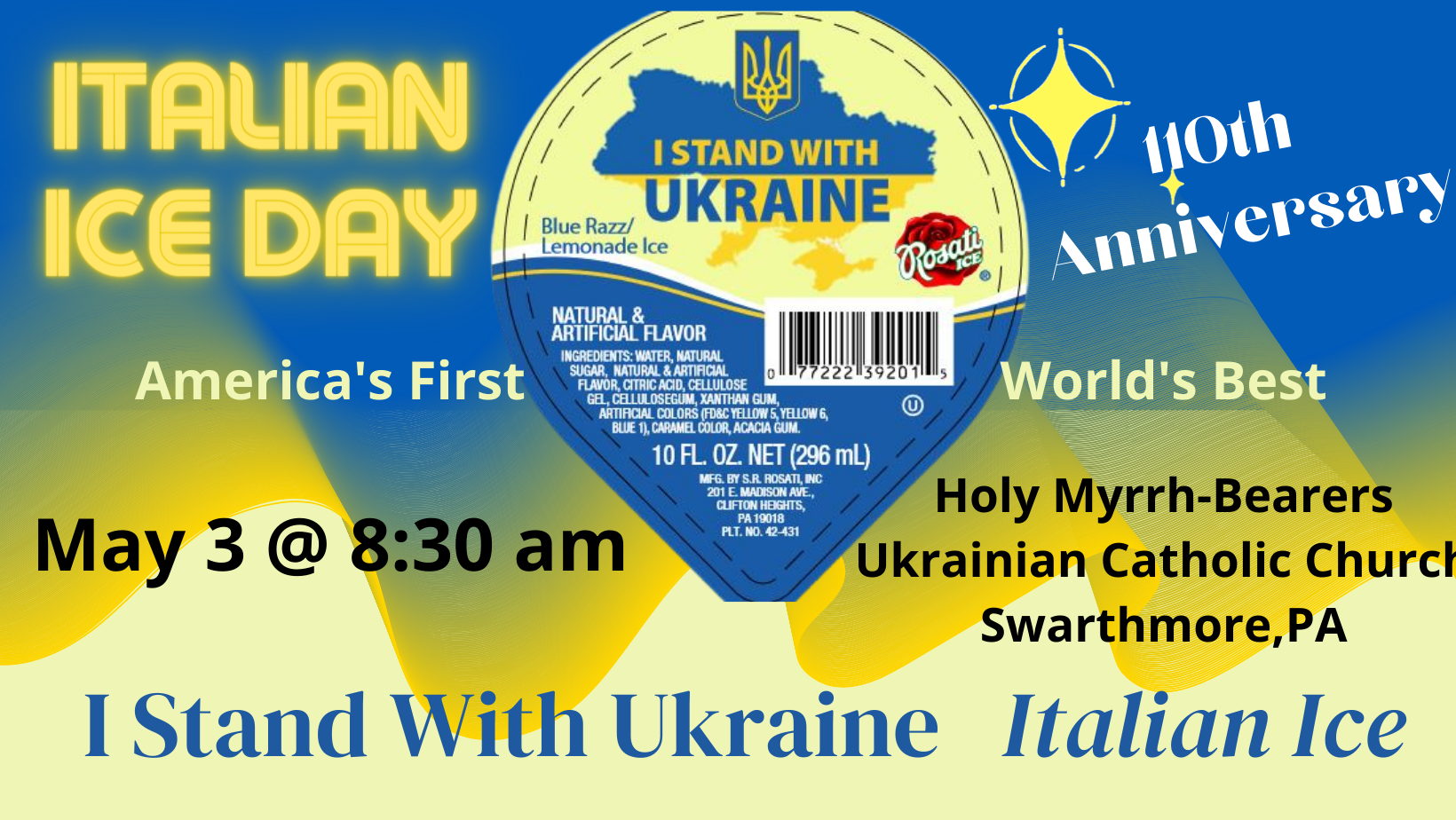 Rosati Ice utilizes its 110th Anniversary & Italian Ice Day to ...